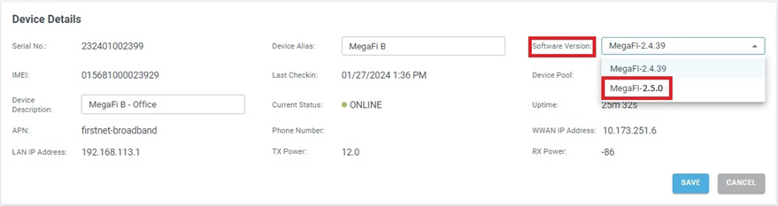 Nextivity HPUE Software Update instructions – Cel-Fi Support